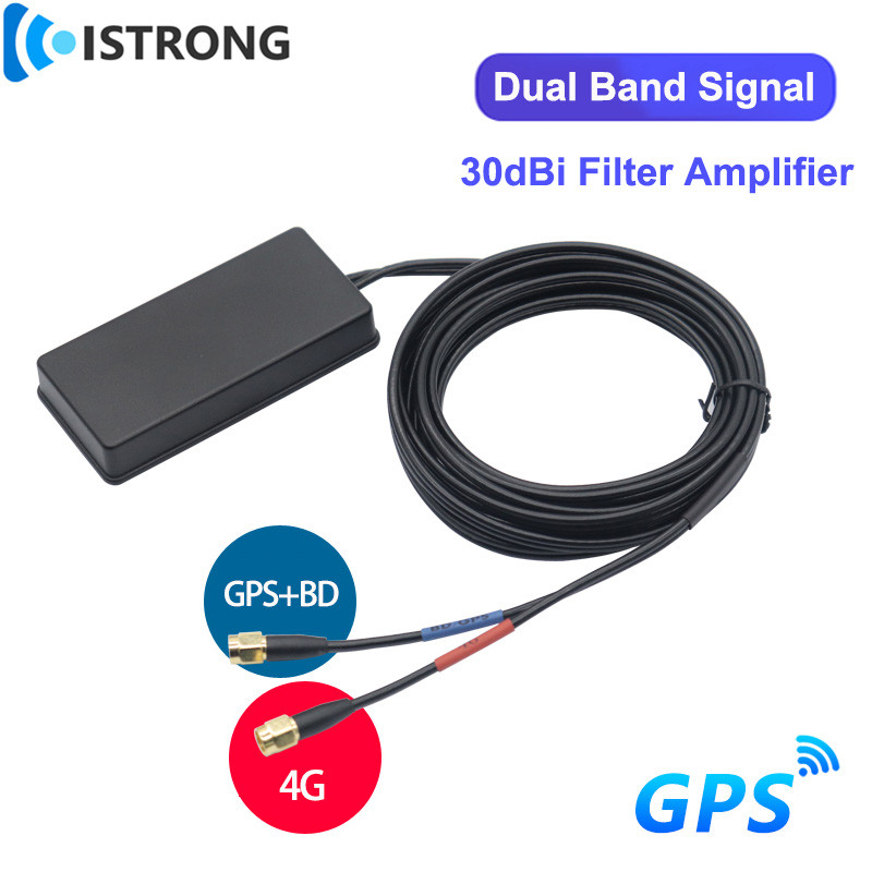 Jual Outdoor 4G+GPS Dual Band Antenna With 30dBi Filter Amplifier Car ...