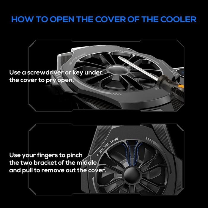 Jual Funcooler C10 Fan Cooler Radiator Mobile Charge Phone Cooler Kipas ...