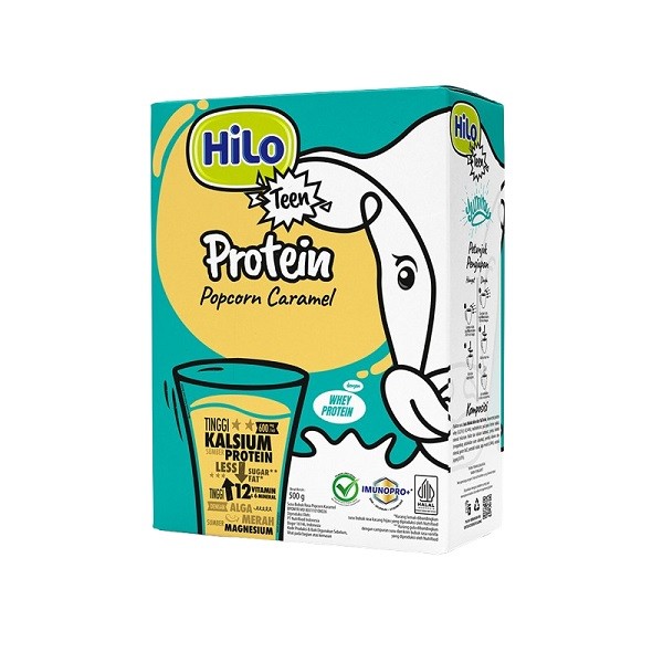 Jual HILO TEEN POPCORN CARAMEL POWDER MILK 50 | Shopee Indonesia