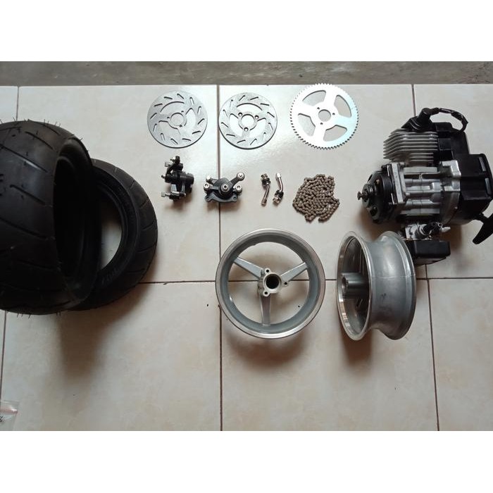 Jual ORIGINAL Paket modifikasi Goped Otoped motor mini READY STOCK ...