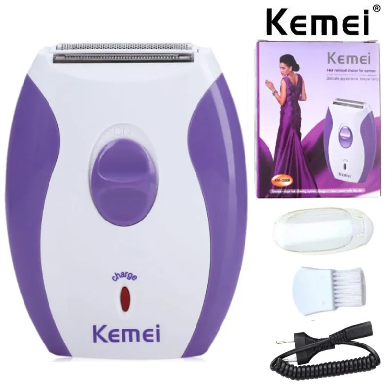 Jual IMPORT Kemei KM-280R Professional Epilator Women Rechargeable Hair ...