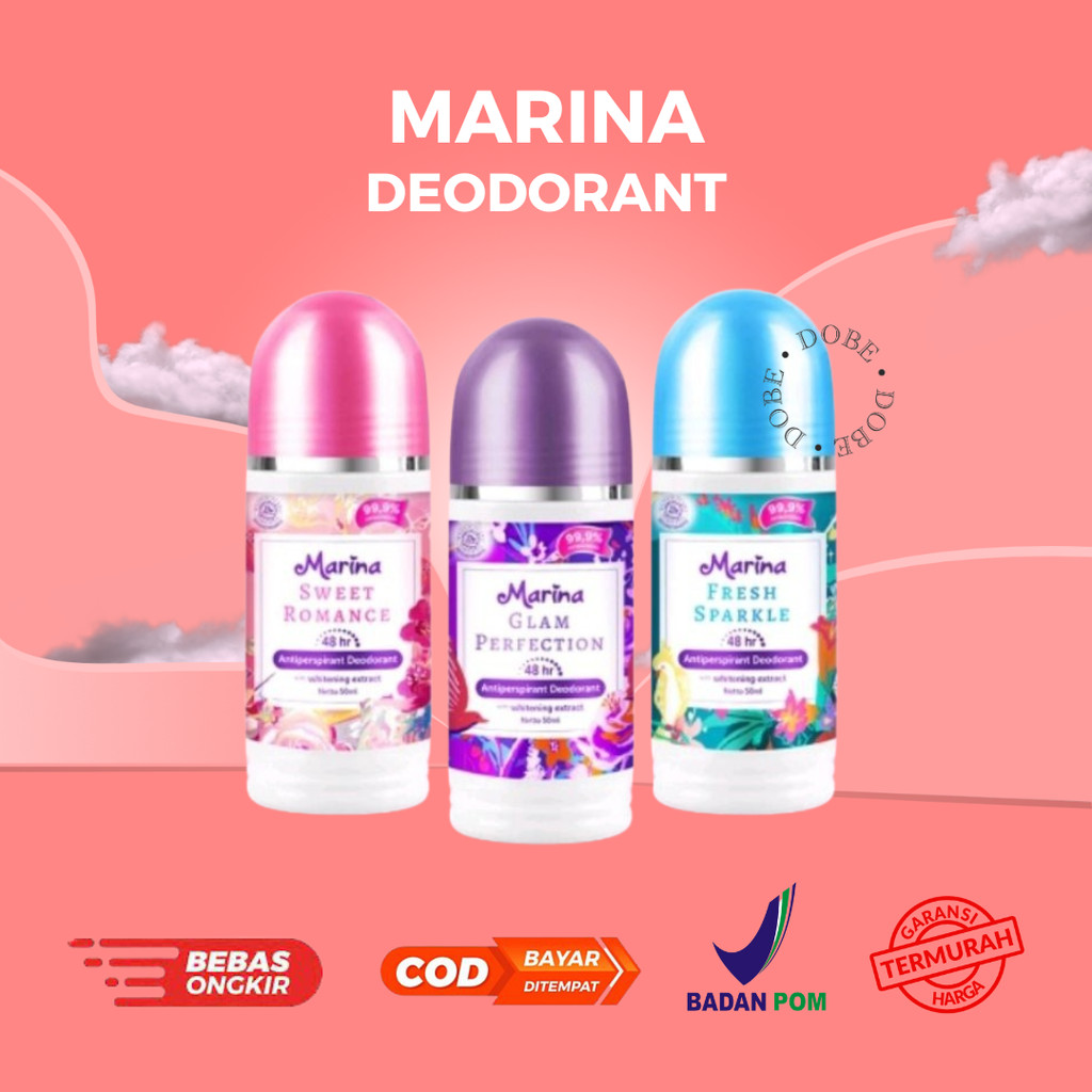 Jual MARINA Antiperspirant Deodorant - 45ml | Shopee Indonesia