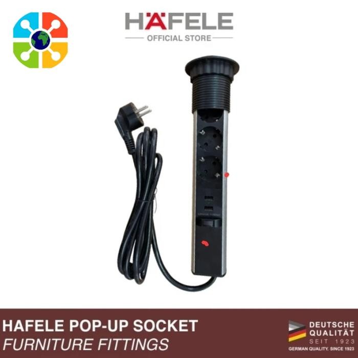 Jual Hafele Pop-Up Tower Socket - Colokan Listrik - 60 mm | Shopee ...