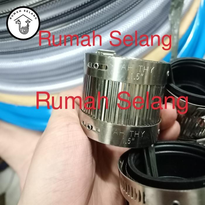 Jual Terbaru Klem Coupling Cast Iron Cip Besi Pvc 1 1/2 Inch / Klem ...