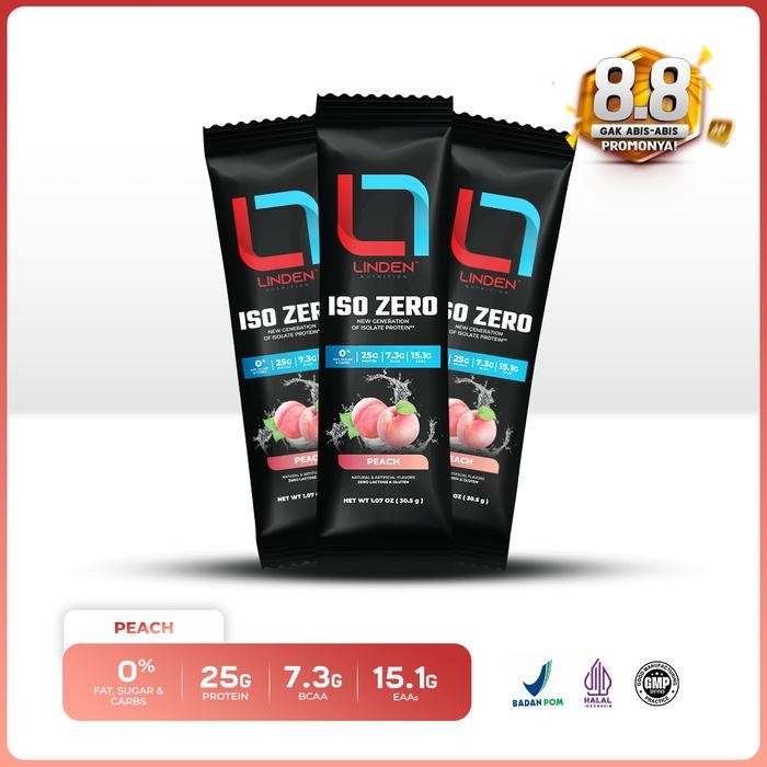 Jual LINDEN NUTRITION - Linden Iso Sachet rasa Berry Blast - New ...