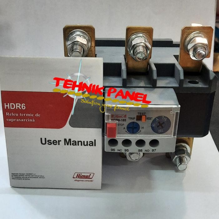 Jual THERMAL OVERLOAD RELAY TOR HDR6-185 90A -115A HIMEL GARANSI 1TH ...