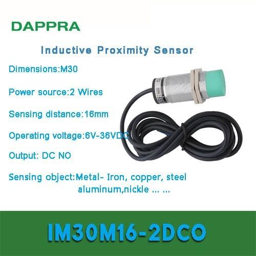 Jual INDUCTIVE PROXIMITY SENSOR M30 16MM DC 9 KE 36V 2 WIRE NO OB14 ...