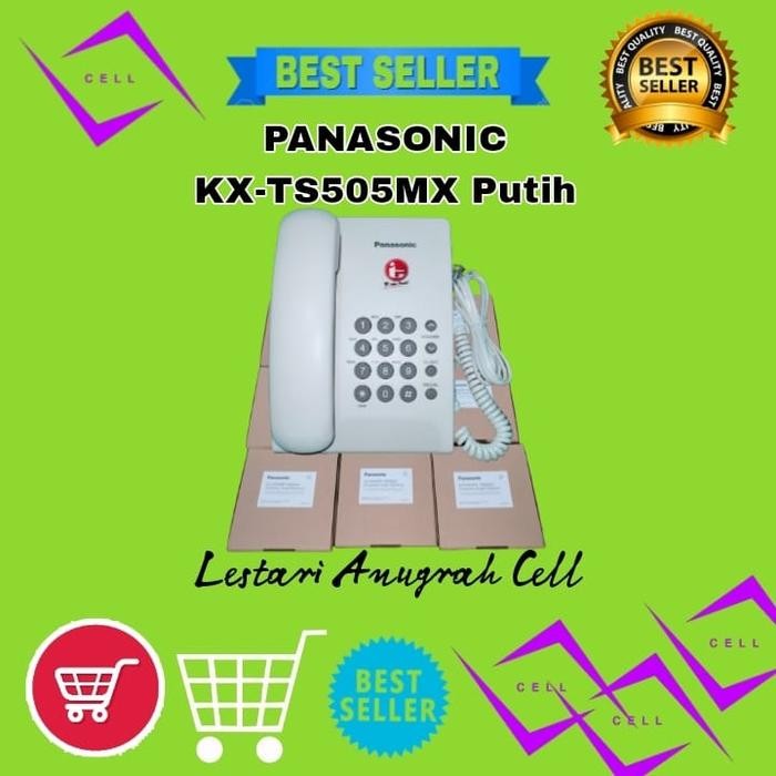 Jual Panasonic Kx Ts505 Mx - Telepon Single Analog | Shopee Indonesia