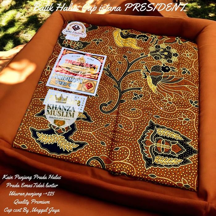 Jual KAIN PANJANG PRADA KAIN BATIK HALUS PRESIDENT CAP CENT POTONG ...