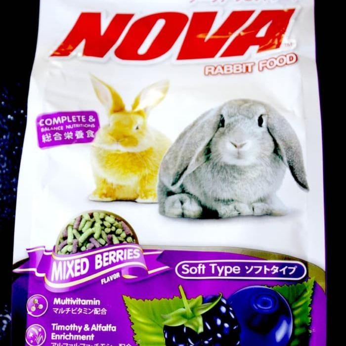 Jual tersedia nova rabbit food 1kg - makanan kelinci pelet nutrisi ...