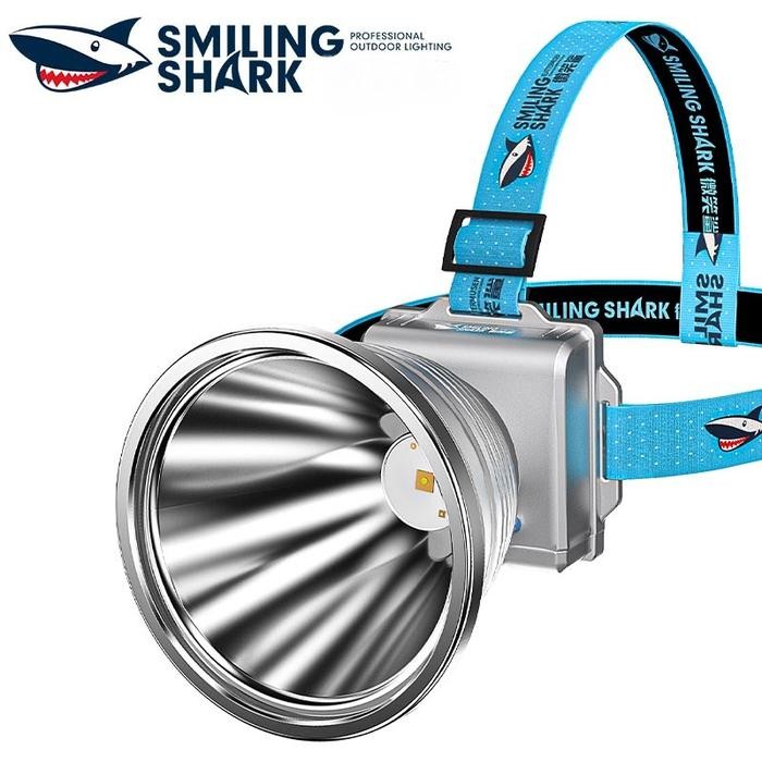 Jual SENTER KEPALA LED SMILING SHARK TD-8011 PREMIUM - CAHAYA TERANG ...