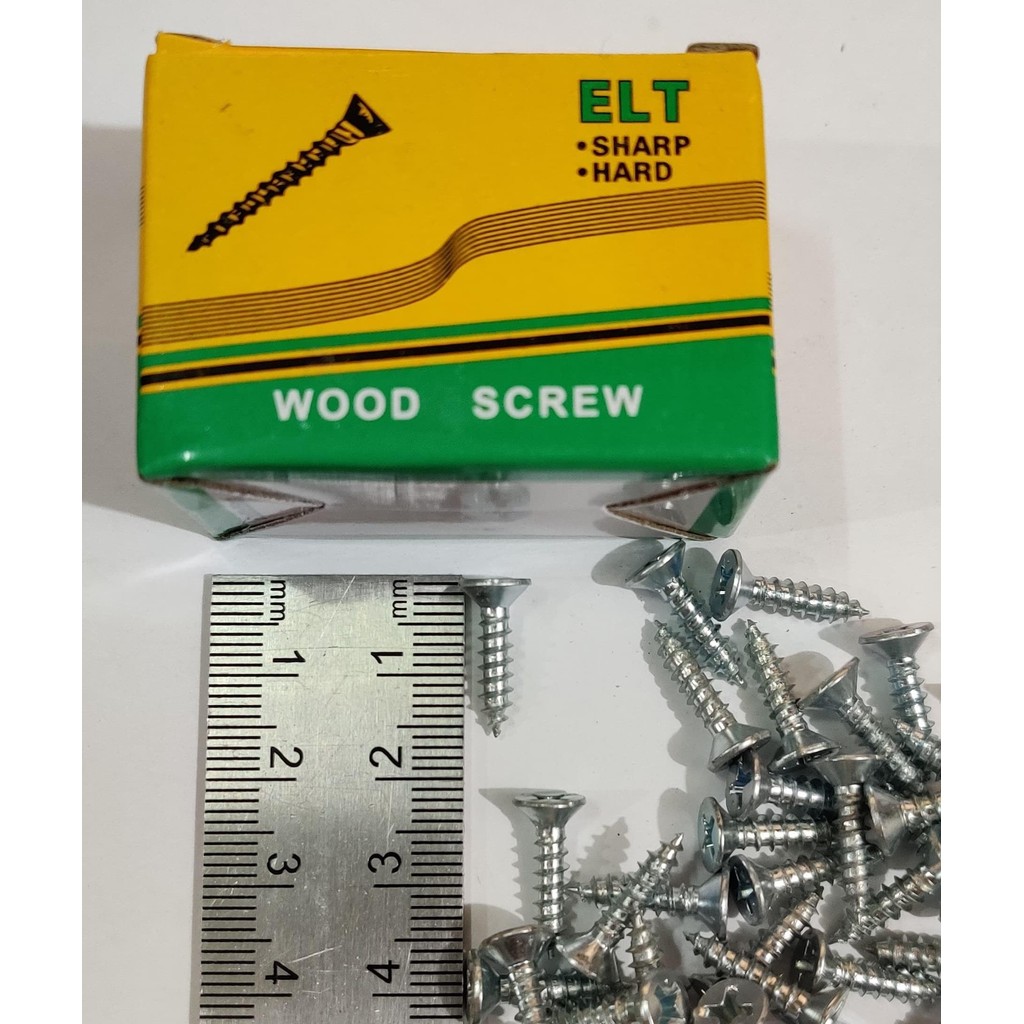 Jual GROSIR TERMURAH Sekrup Skrup Kayu Cacing Baut Putih 5/8 Inch x 6 ...