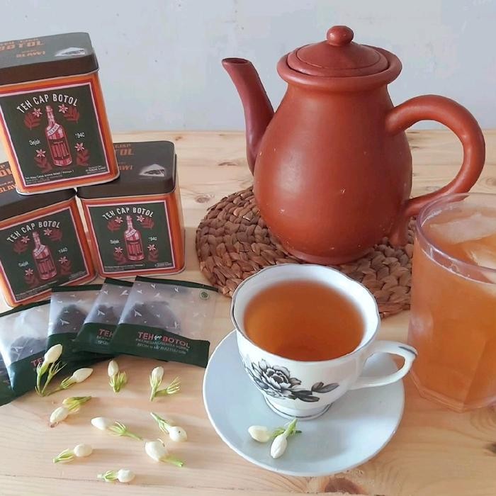 Jual Exp Lama Teh Tjap Botol Kaleng / Teh Botol Sosro Premium 330ml ...