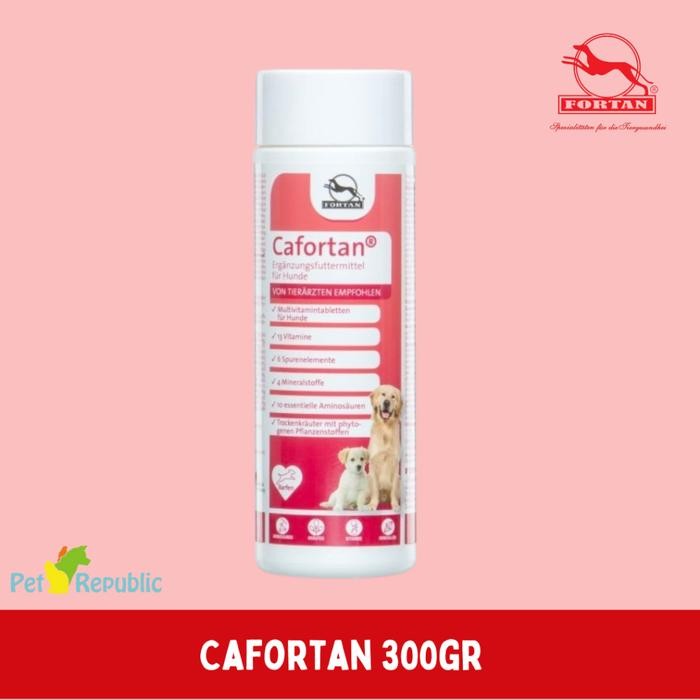 Jual Pilihan- Fortan Vitamin Anjing Multivitamin Cafortan 300Gr ...