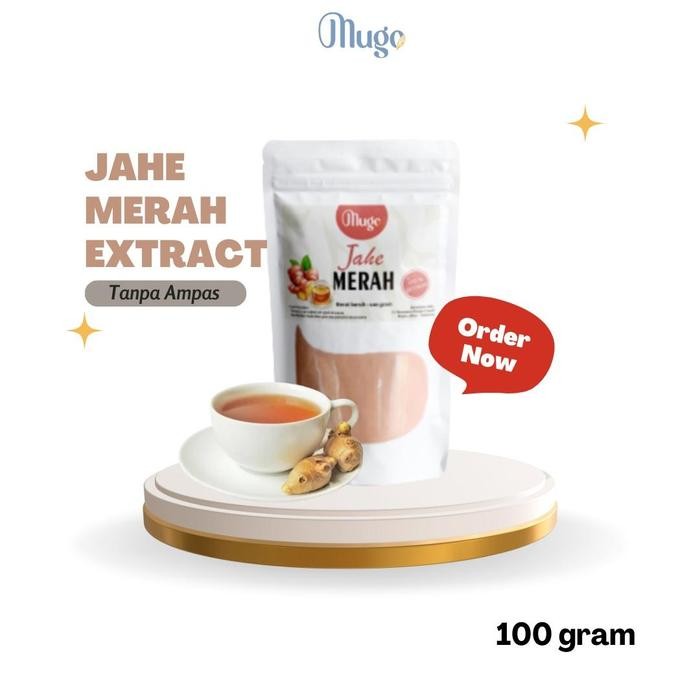 Jual Pilihan- Mugo Red Ginger (Jahe Merah) Extract Premium Powder Murni ...