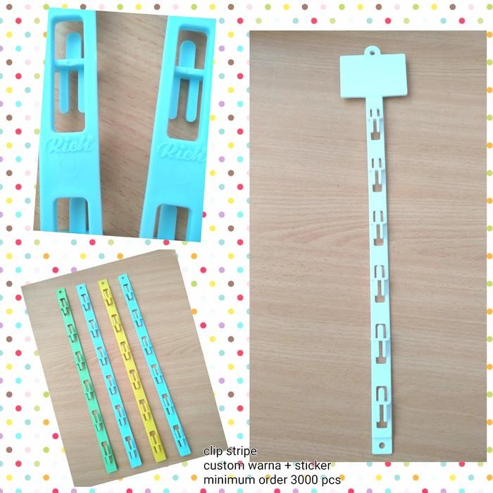 Jual Ikea Livien - Clip Strip Plastik Sachet Hanger-Putih (Isi 5 Pcs ...