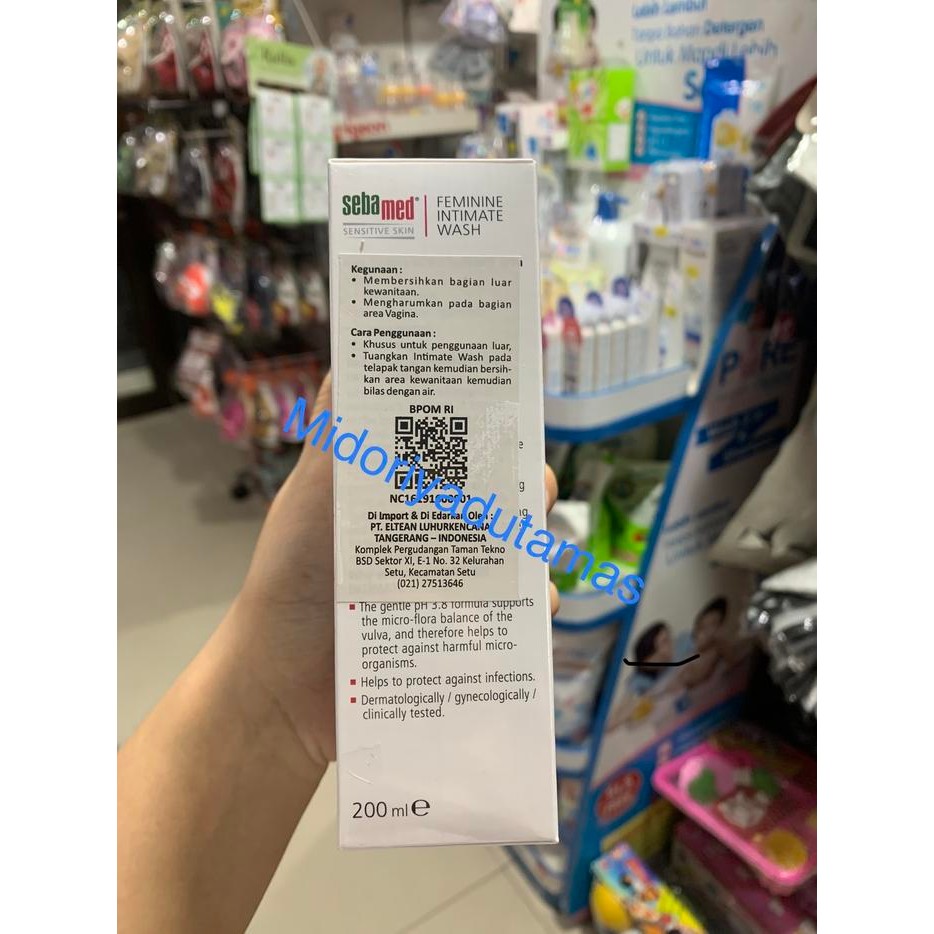 Jual Sebamed Feminine Intimate Wash Sensitive Skin Original 200Ml ...