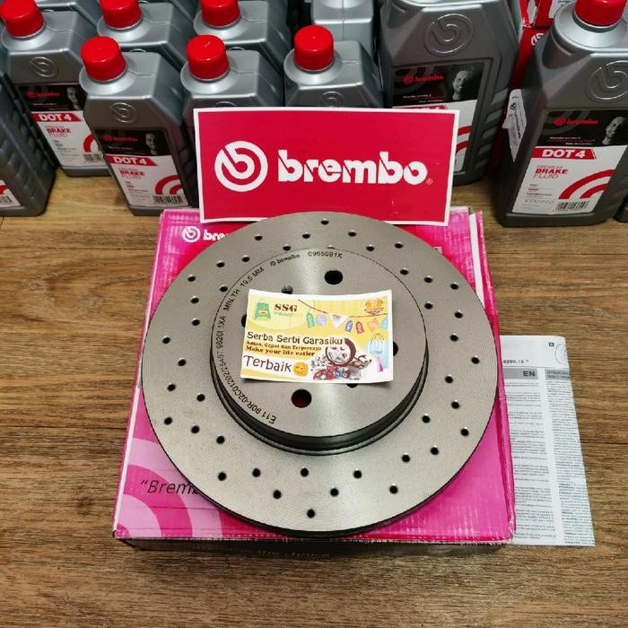 Jual Cakram disc Brake depan kanan / kiri Innova Hilux single BREMBO ...