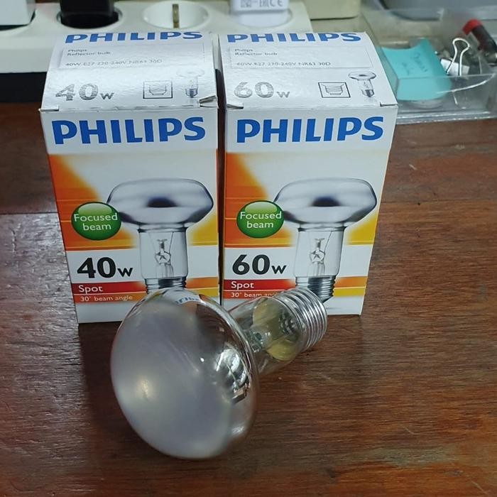 Jual New Lampu sorot spot R63 40W 60W - Philips | Shopee Indonesia