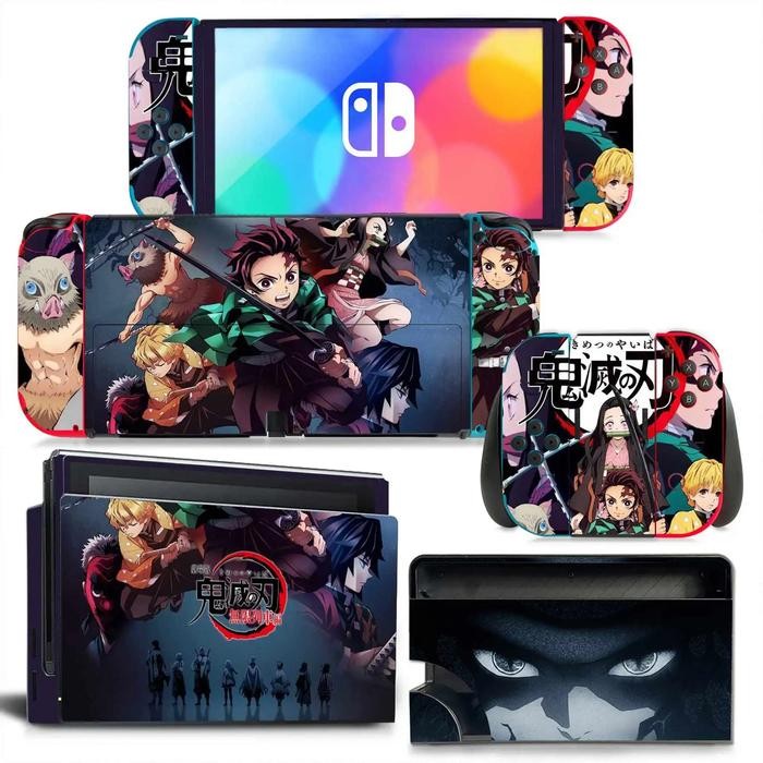 Jual Demon Slayer New Switch Skin Sticker NS Switch OLED stickers skins ...