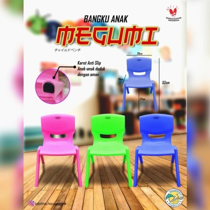 Jual Bangku Kursi Anak Bangku TK Play Grup Megumi Tabitha | Shopee ...