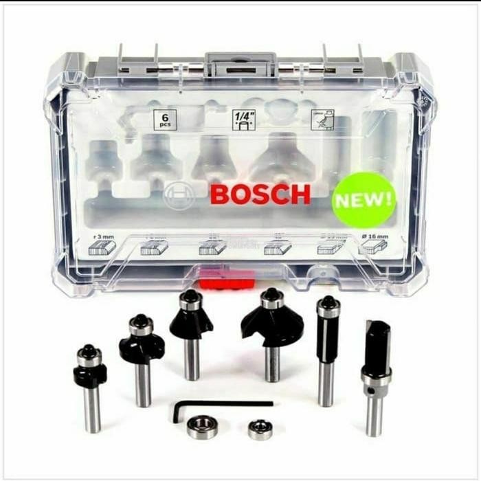Jual Mata Router Trimmer Profil Bosch Set 6 Pcs | Shopee Indonesia