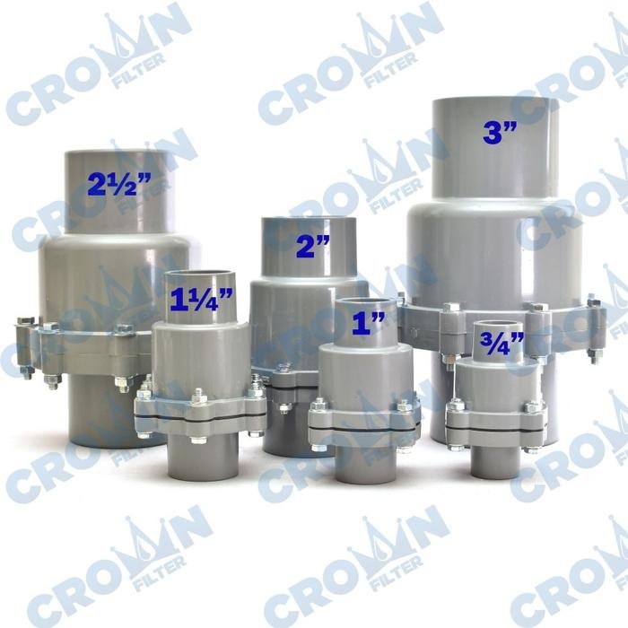 Jual Check Valve / Klep PVC KDJ Taiwan 1 1/4" | Shopee Indonesia
