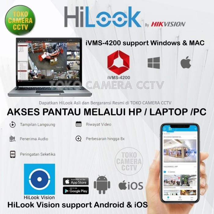 Jual DVR RECORDER CCTV HILOOK 4 CHANNEL CCTV HILOOK 4CH 2MP | Shopee Indonesia