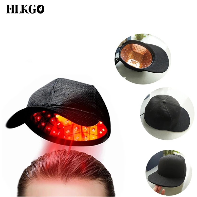 Jual New LED Red Light Therapy Hat For Hair Growth Red & Infrared Light ...