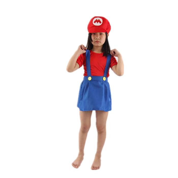 Jual xie KOSTUM BAJU SUPER MARIO BROS BROSS LUIGI COSPLAY ANAK DEWASA ...