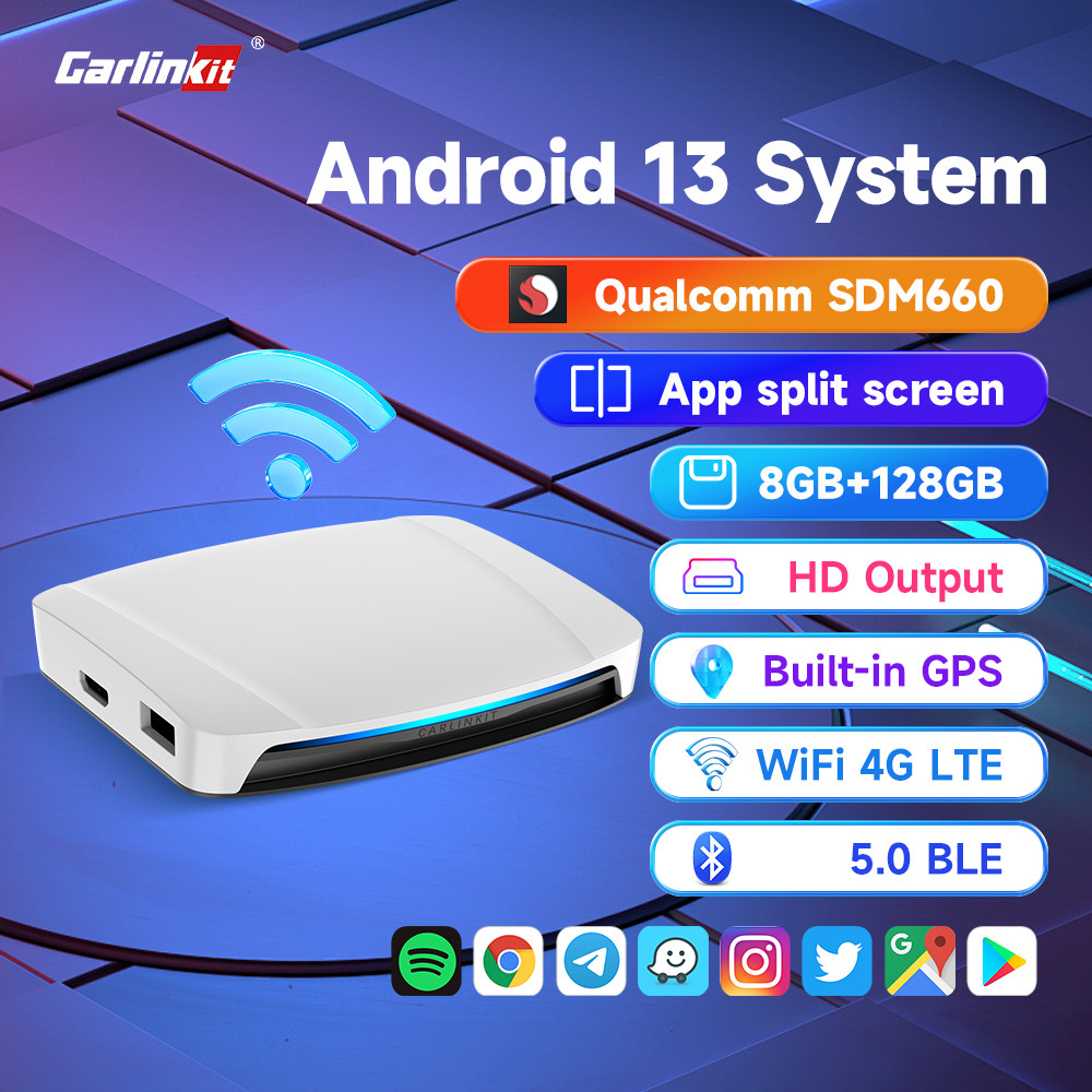 Jual Carlinkit 128GB Carplay Ai Box Android 13 Android Auto Wireless ...