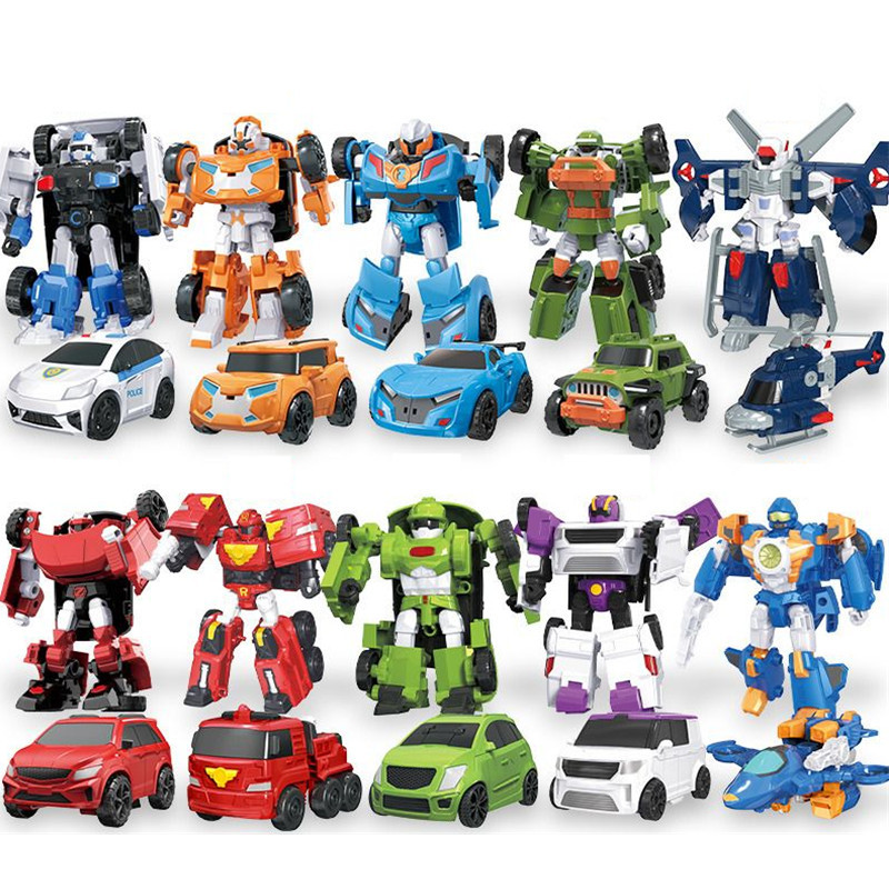 Jual Korea Anime Brothers Transformation Robot Toys Cartoon Deformation ...