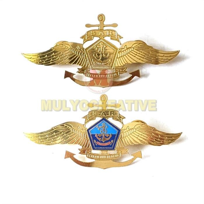 Jual Wing Saka Bahari SAR Pin Logo SAR Saka Bahari Full Logam PREMIUM ...