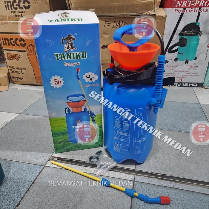 Jual Alat Pompa Pressure Sprayer Penyemprot Semprotan Hama 5 L Liter ...