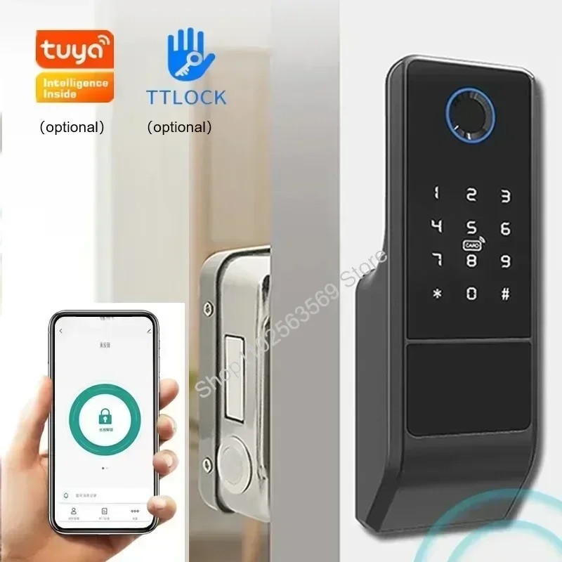 Jual Tuya/Ttlock App Unlock Smart Door Lock Waterproof Courtyard ...