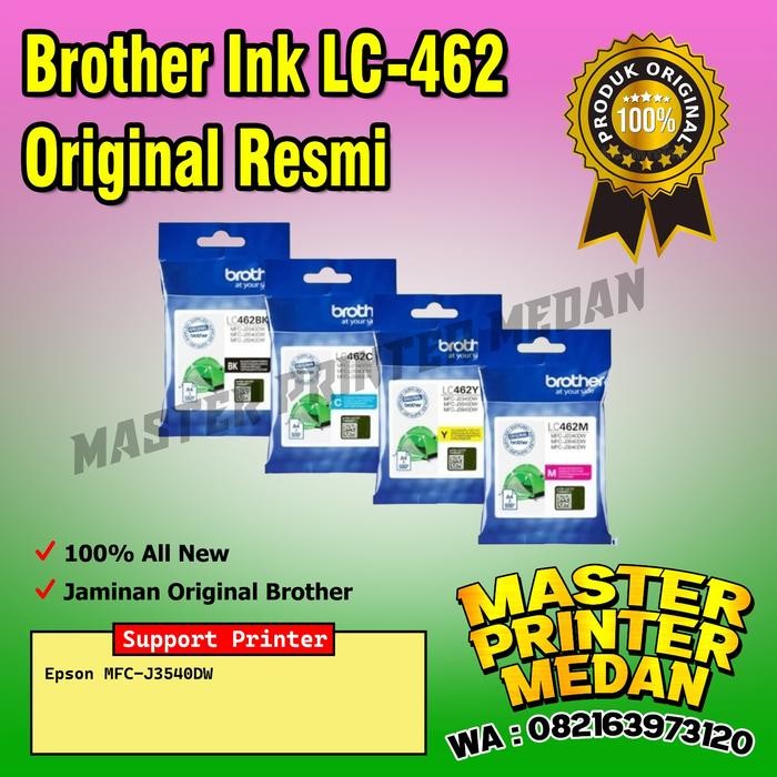 Jual ((((()paling dicari] Brother Ink LC-462 for MFC-J3540DW Tinta ...