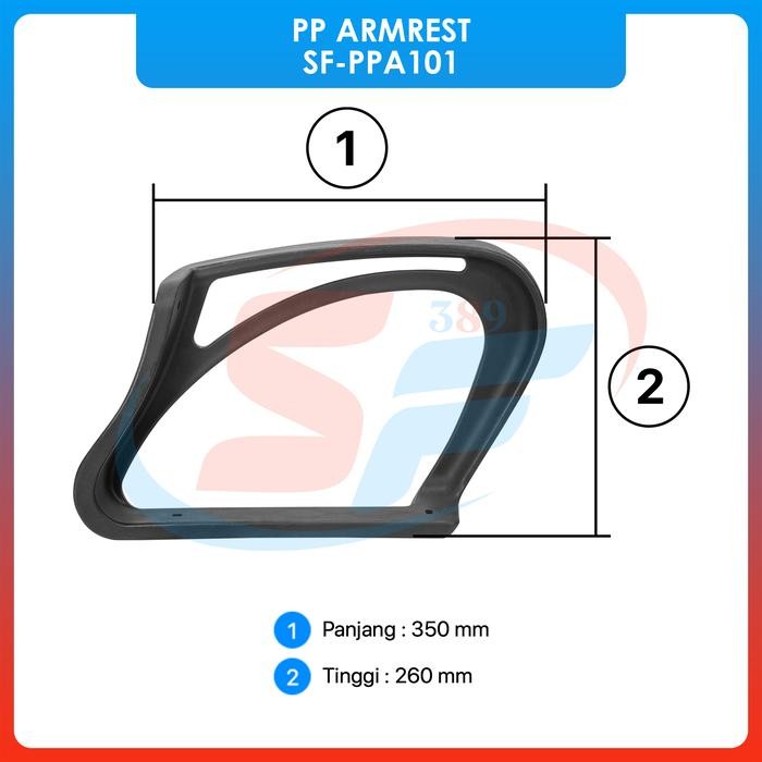 Jual div Armrest Sandaran Tangan Kursi Kantor SF-PPA101 Plastik ...