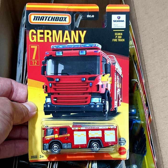 Jual ORIGINAL MATCHBOX GERMANY SCANIA P360 FIRE TRUCK 2022 | Shopee ...
