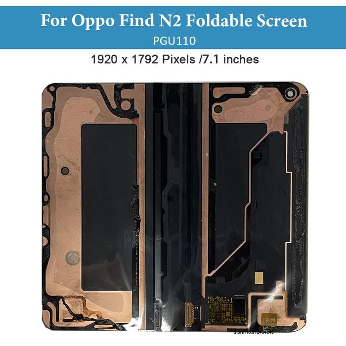Jual Amoled 7.1" Display For Find N2 Foldable Lcd Inner Screen Pgu110 ...