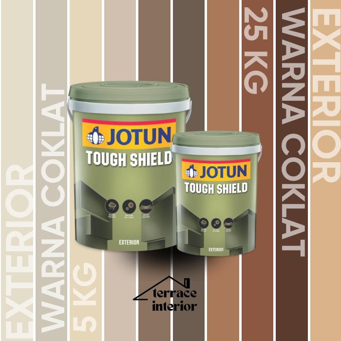 Jual Tembok Tough Shield Jotun warna Coklat 5 Kg | Shopee Indonesia