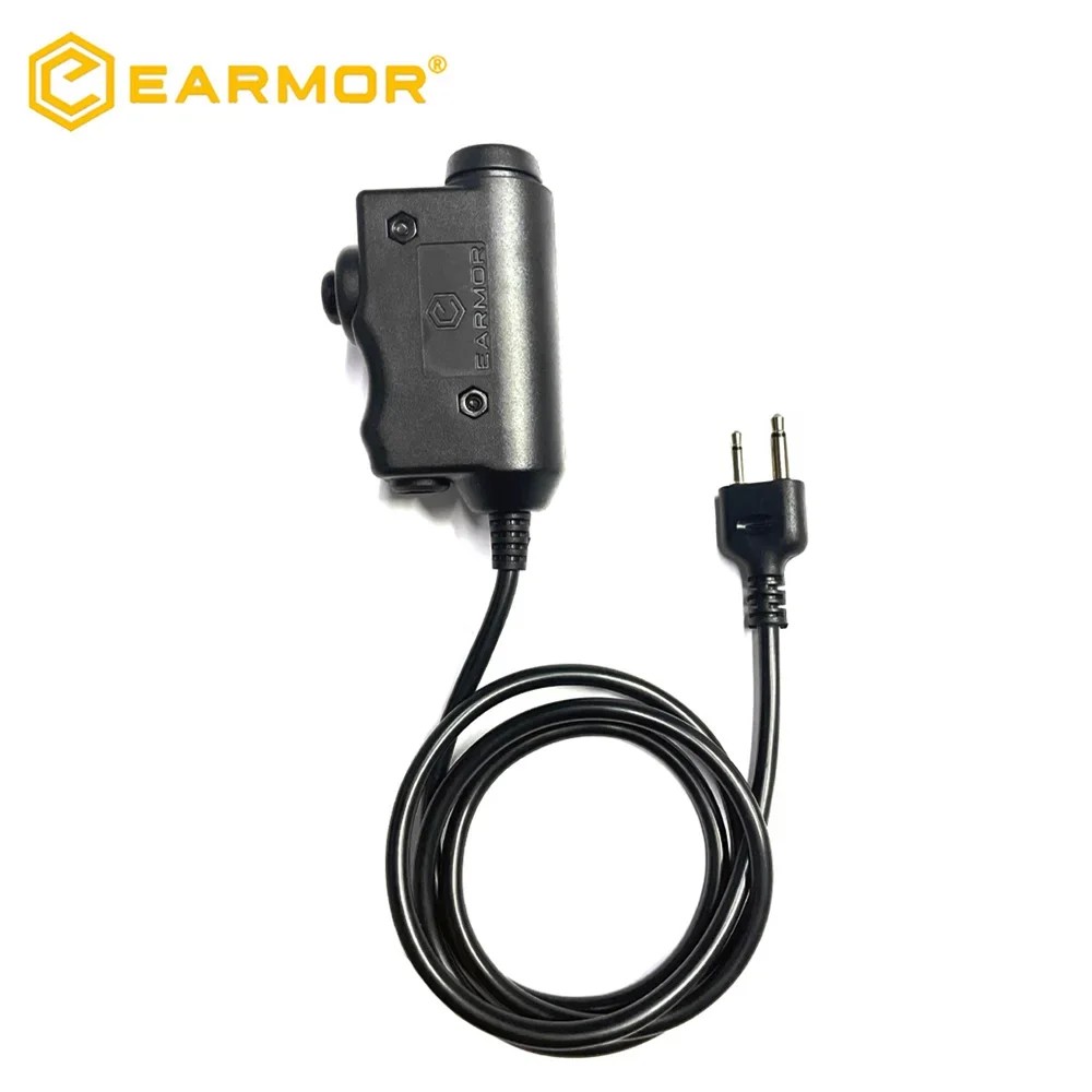 Jual EARMOR PTT Adapter M51 Tactical Headset PTT ICOM & AUX Radio ...