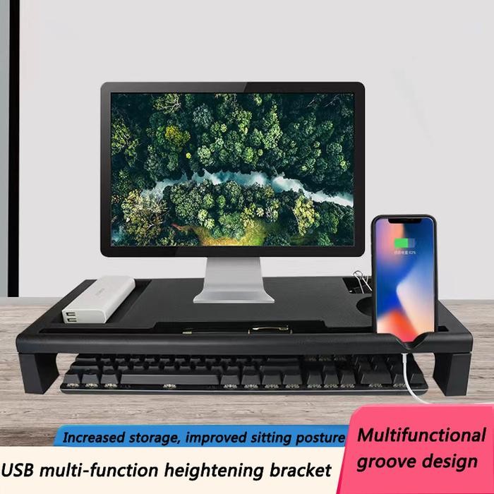 Jual Monitor Laptop Stand Support Bracket Holder Desk Elevator Stands ...