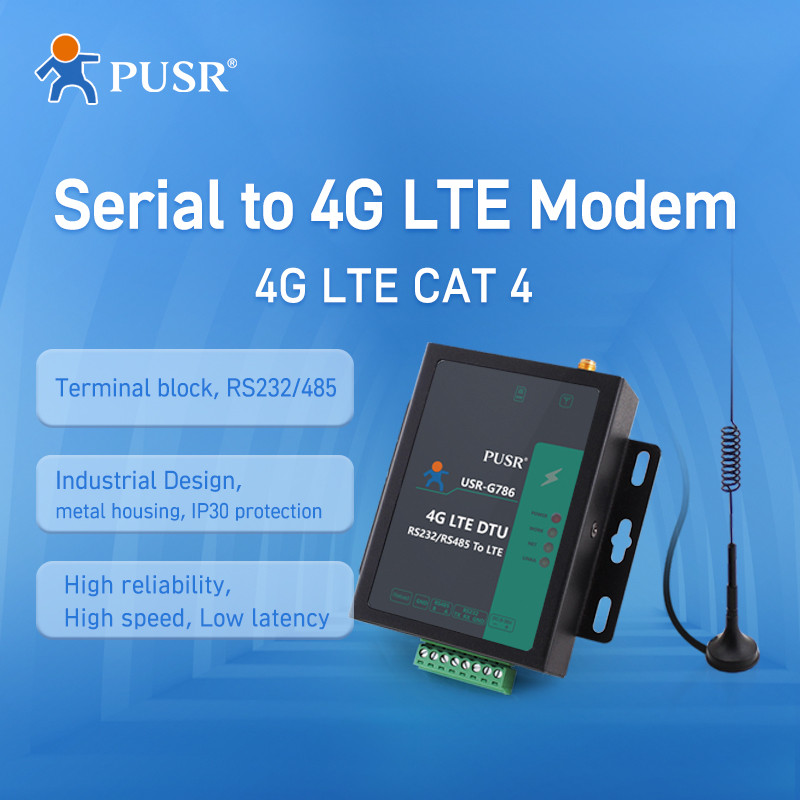 Jual PUSR Industrial Cellular Modem Routers RS232 RS485 2G/3G/4G ...