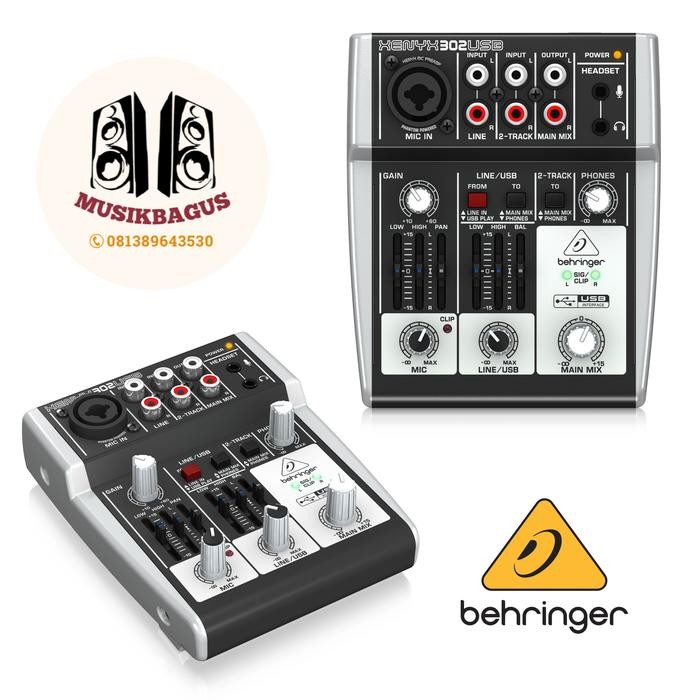 Jual BEHRINGER XENYX 302USB / XENYX 302 USB / XENYX302USB | Shopee ...