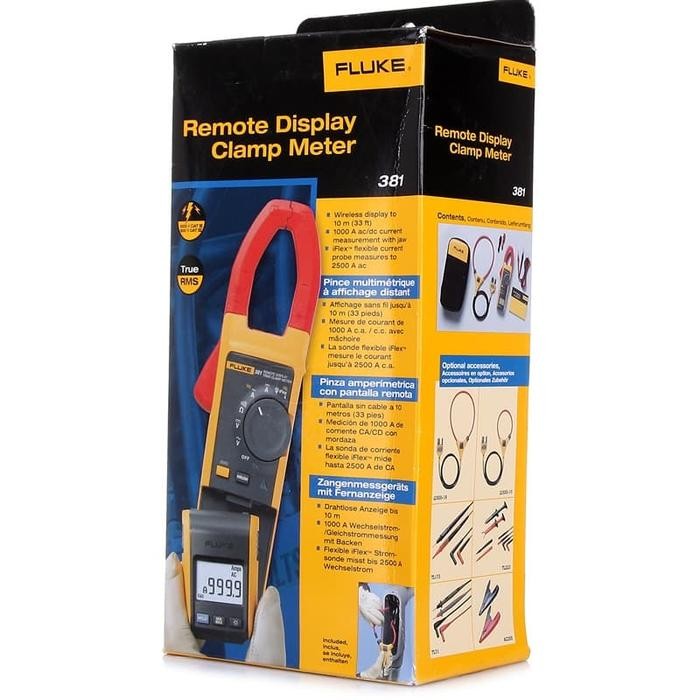 Jual Fluke 381 Remote Display True-rms AC/DC Clamp Meter with iFlex ...