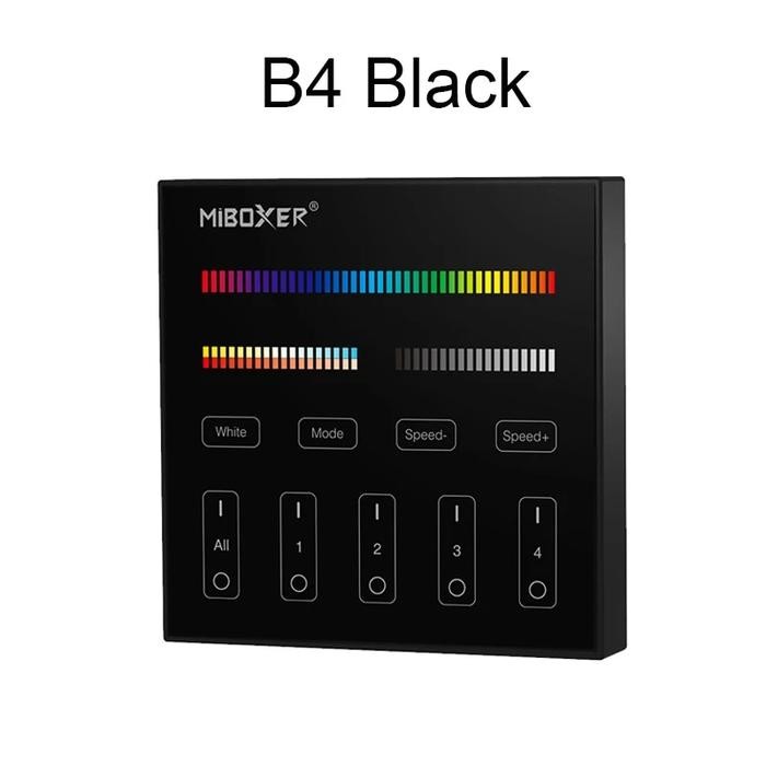 Jual Miboxer B4 4-Zone RGB+CCT Smart Panel Remote Controller Wall Mount ...