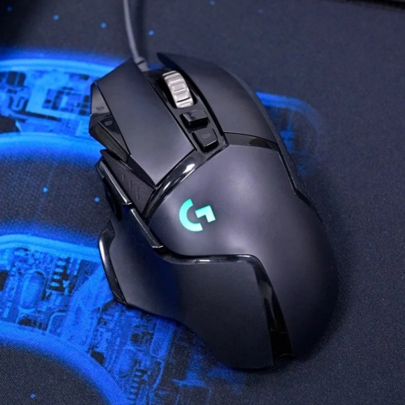 Jual Logitech G502 Hero Gaming Mouse Adjustable Weight Ergonomic High ...