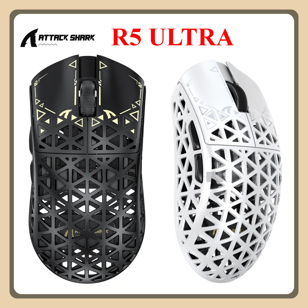 Jual Attack Shark R5 Ultra Carbon Fiber Wireless Gaming Mouse Pixart ...