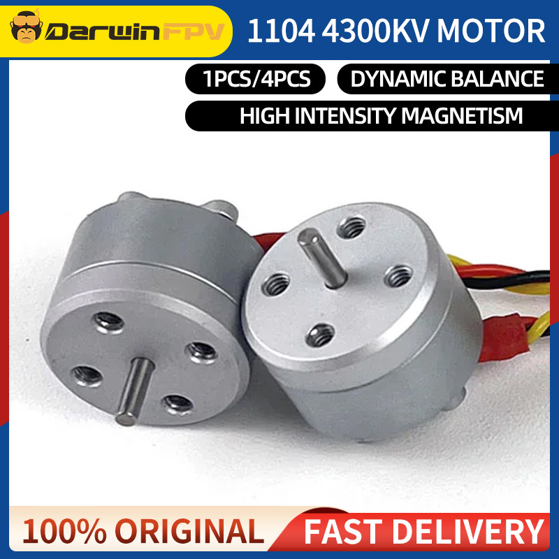 Jual IMPORT 1/2/4PCS DarwinFPV 1104 4300KV Brushless Motor Darwin FPV ...