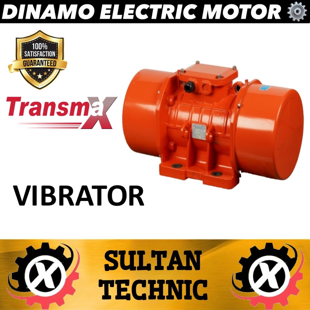 Jual DINAMO VIBRATOR MOTOR TRANSMAX 3 PHASE 0,25KW TYPE:TMVE 300/1-50 ...